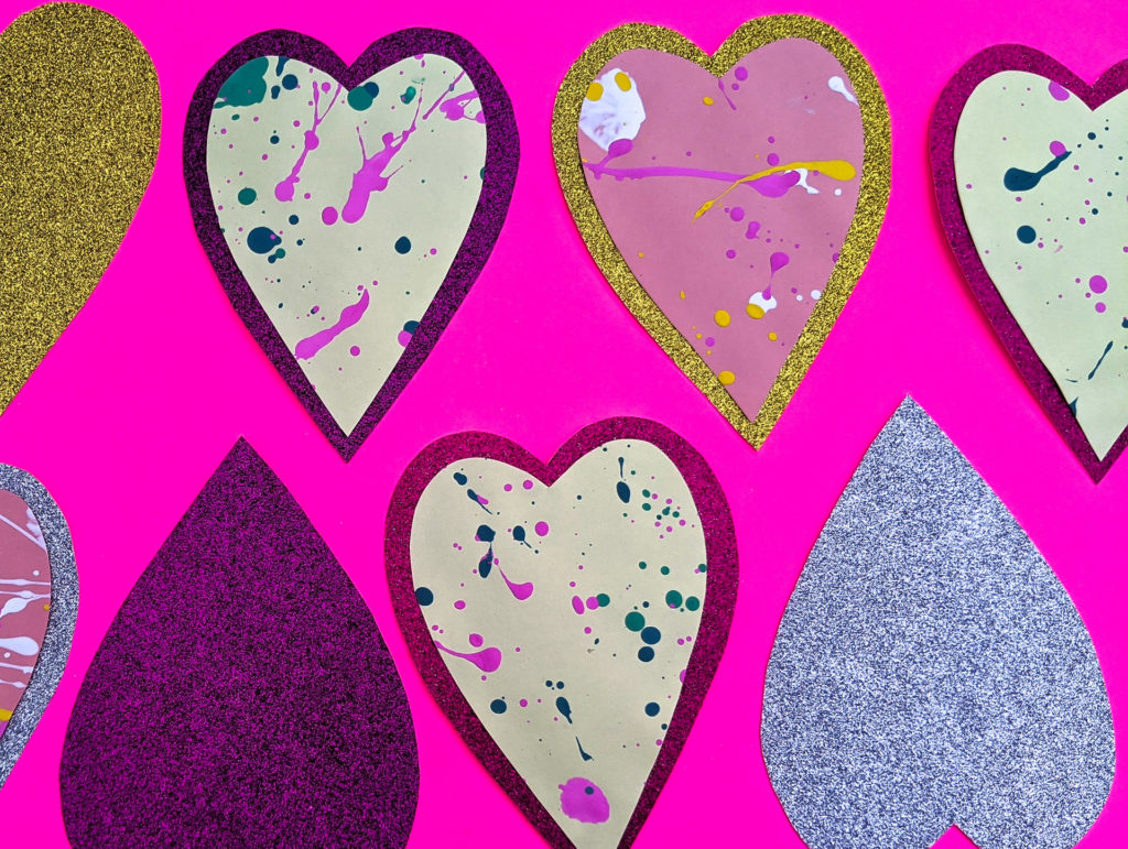 '80s Splatter Paint Valentines | Mirror80