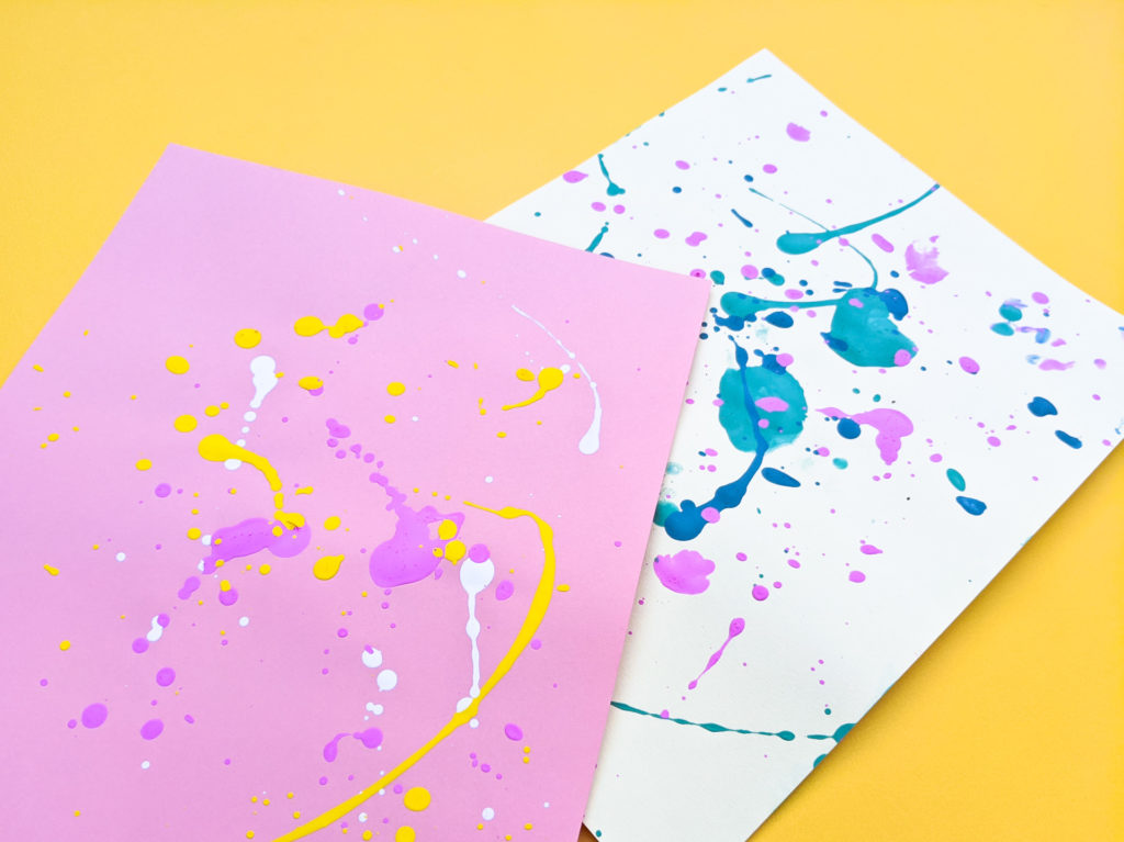 '80s Splatter Paint Valentines | Mirror80