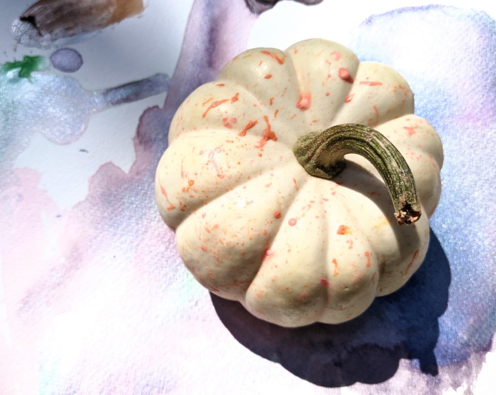 DIY Splatter Paint Pumpkins | Mirror80